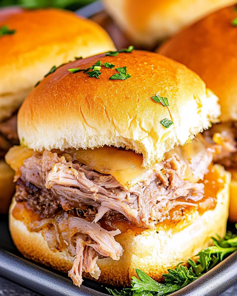 Easy French Dip Sliders Recipe