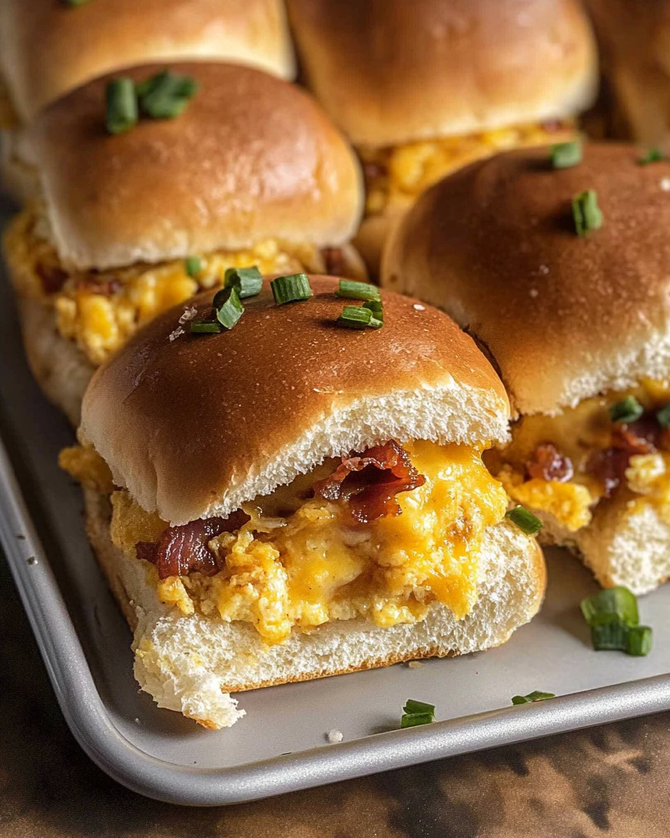 Easy Hawaiian Roll Breakfast Sliders Recipe
