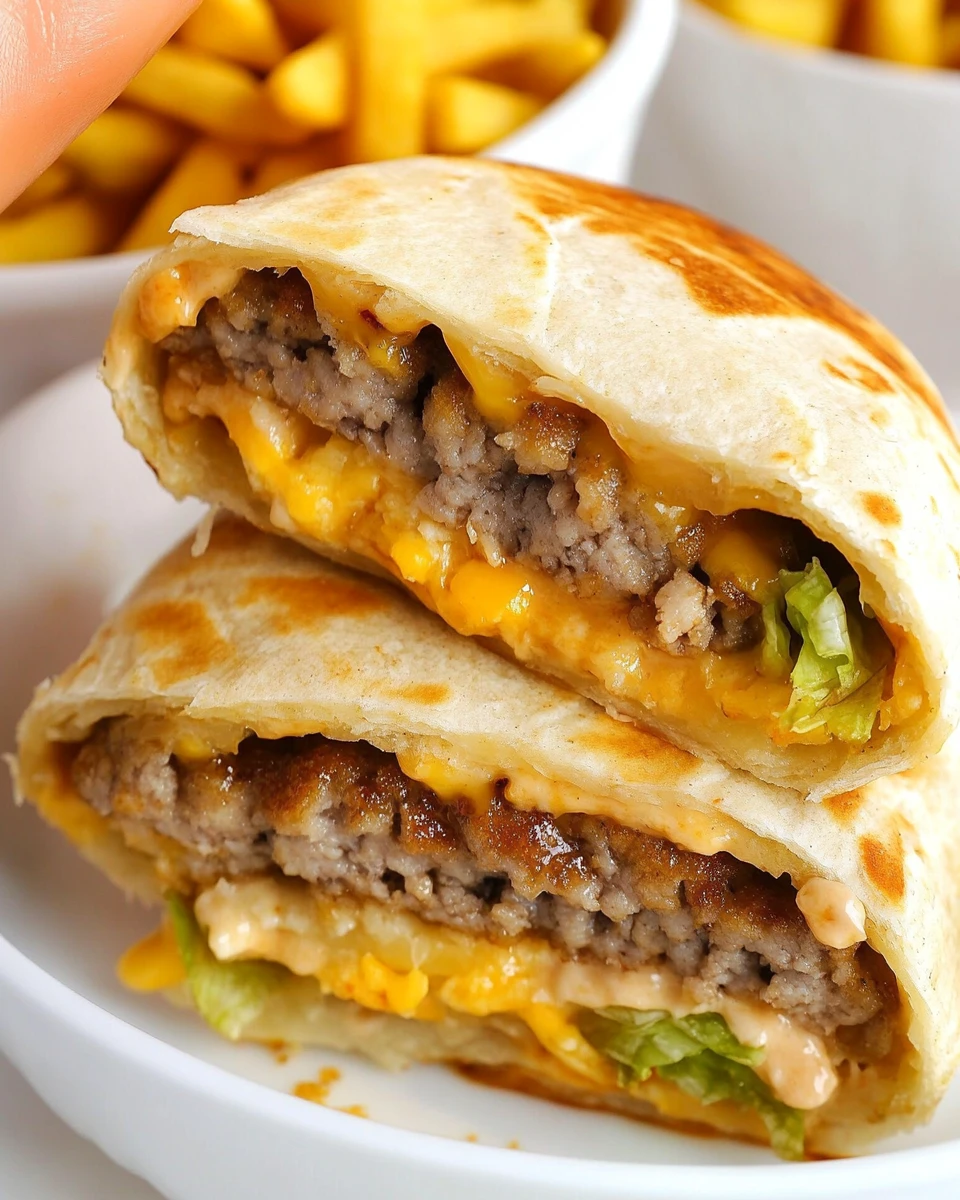 Quick Big Mac Crunch Wraps Recipe