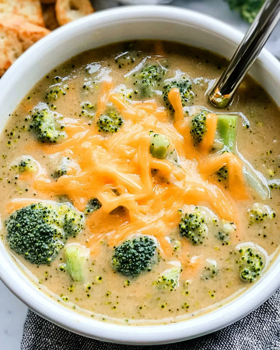 Best Broccoli Cheddar Soup Recipe