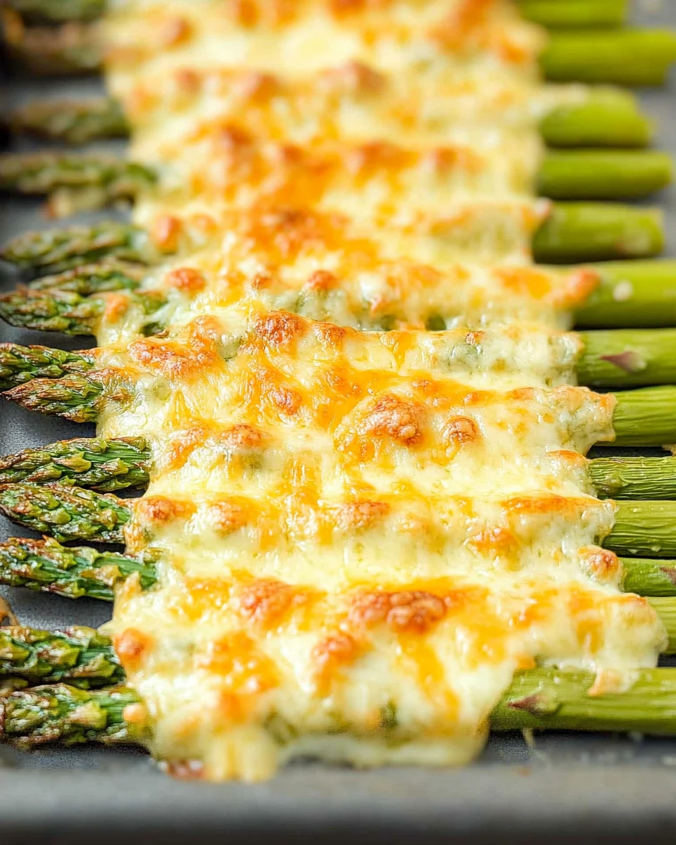 Easy Cheesy Baked Asparagus Recipe