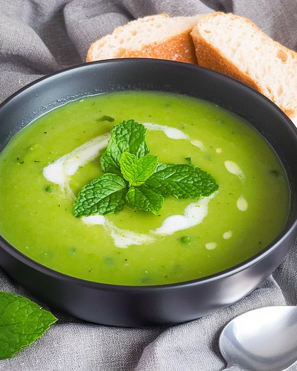 Quick Pea and Mint Soup Recipe