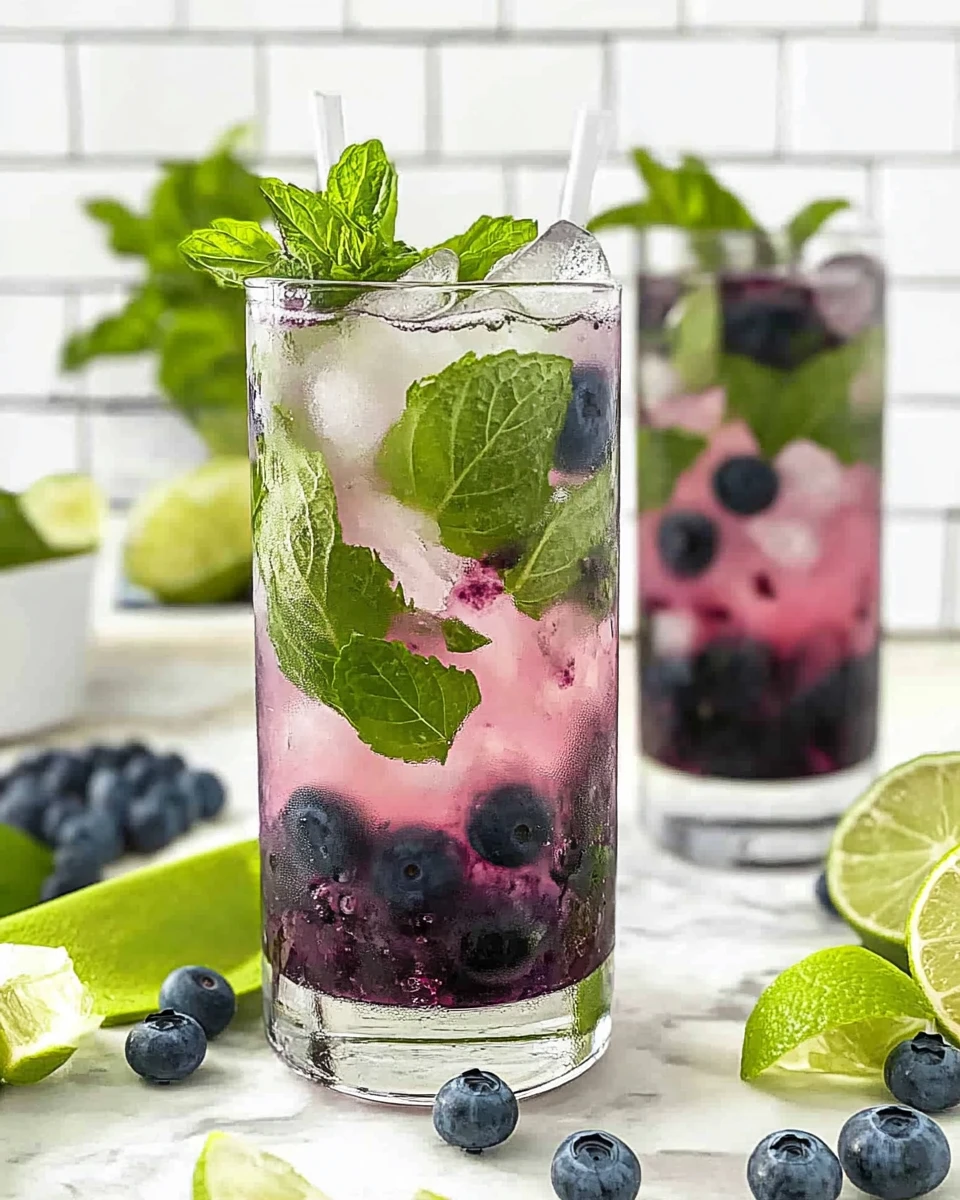 Easy Blueberry Mojito Recipe