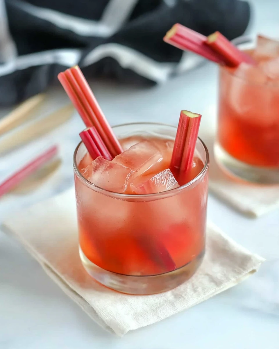 Quick Rhubarb Old-Fashioned Recipe