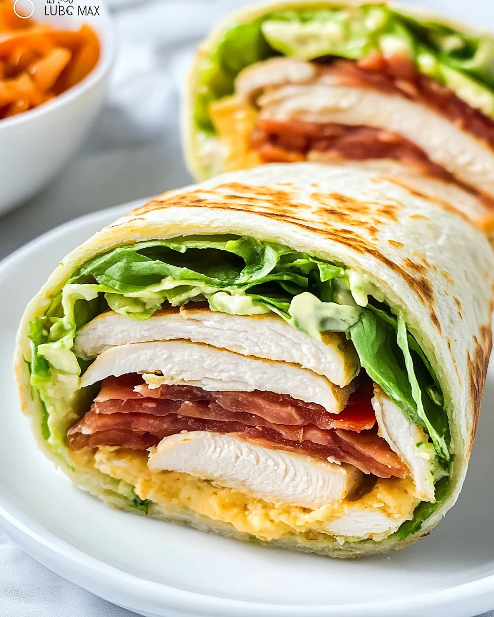 Quick Turkey Ranch Club Wrap Recipe