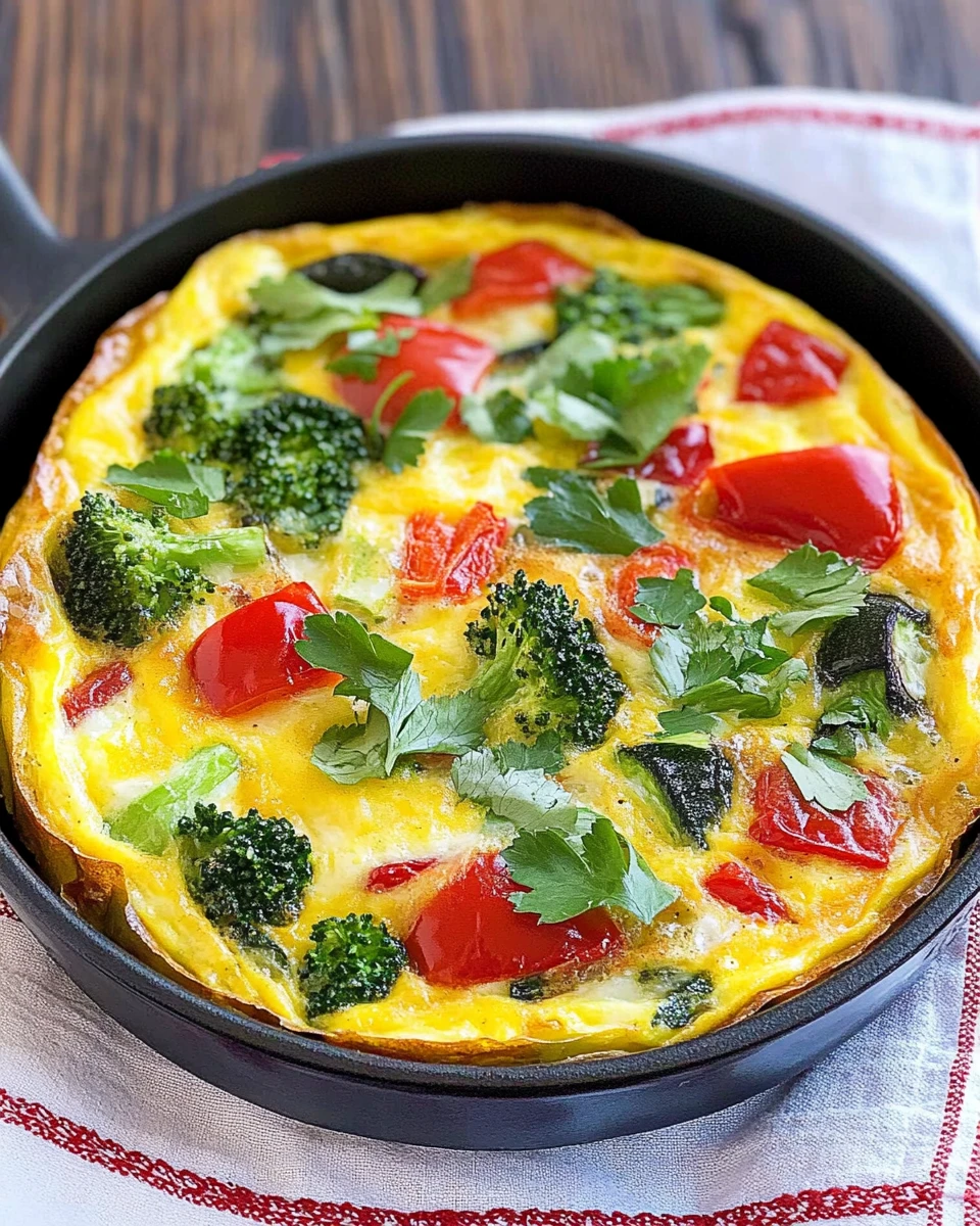 Easy Garden Veggie Frittata