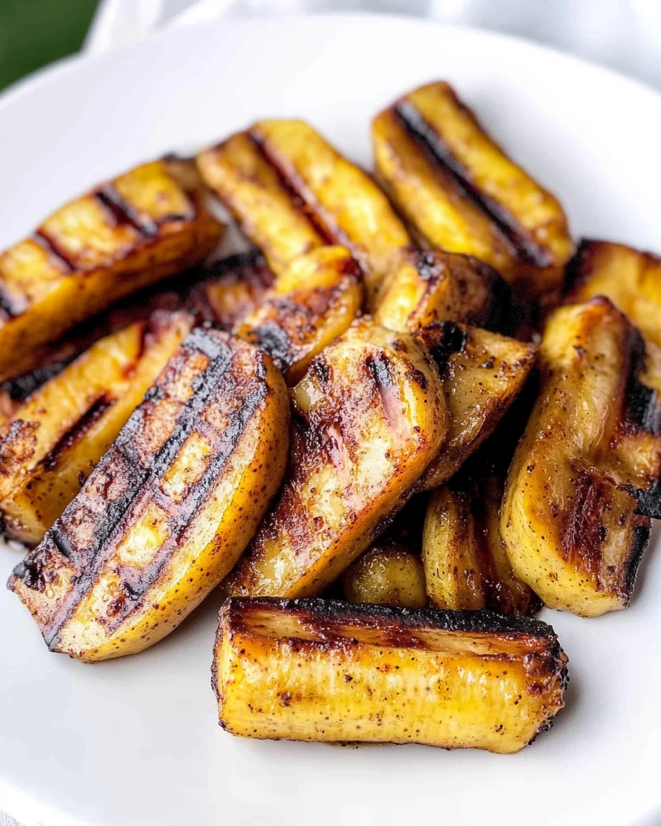 Quick Grilled Plantains Recipe