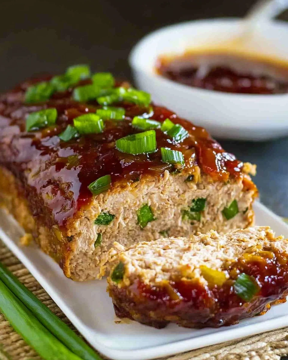 Easy Asian Style Chicken Meatloaf Recipe