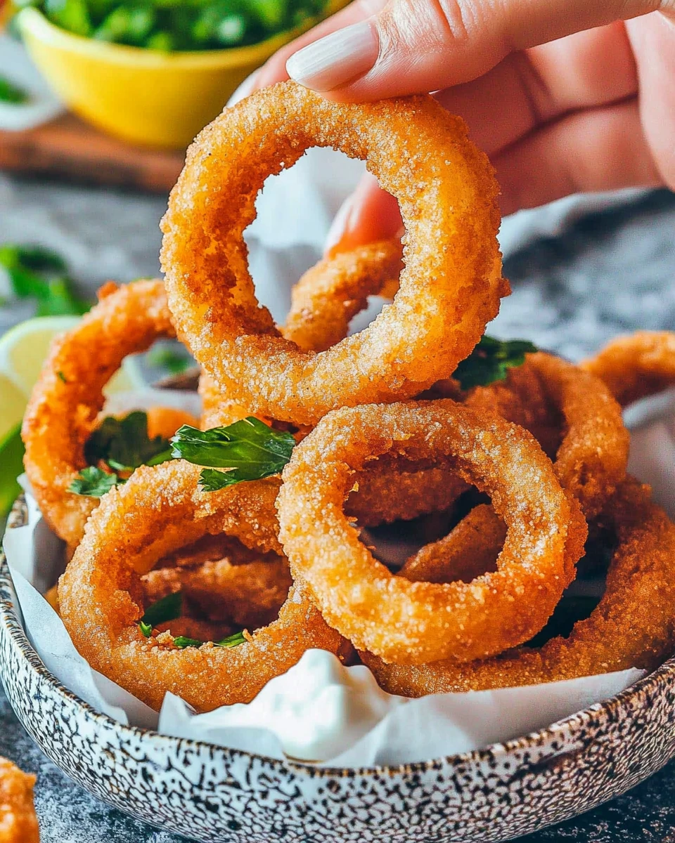 Easy Crispy Onion Rings Recipe