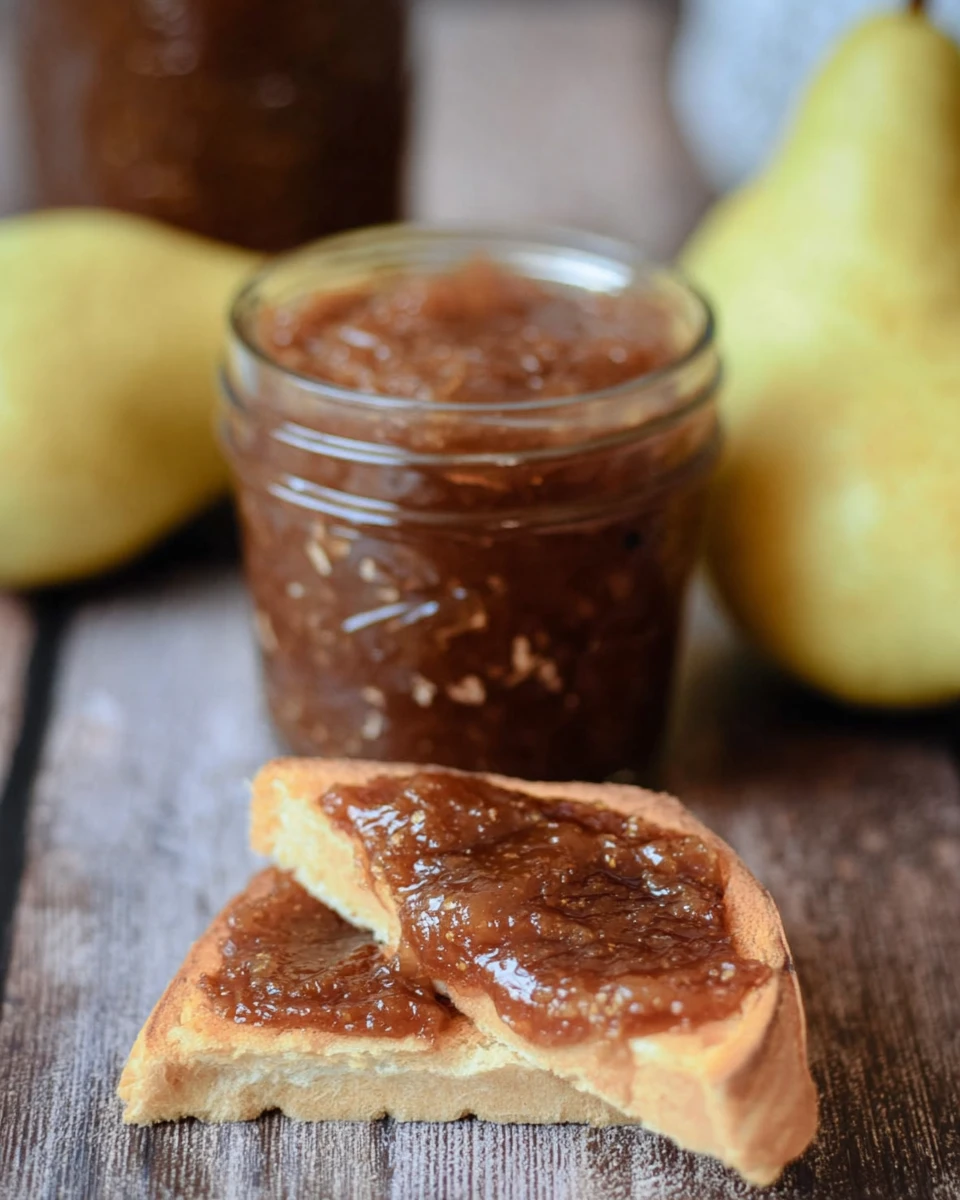 Easy Crockpot Pear Butter Recipe