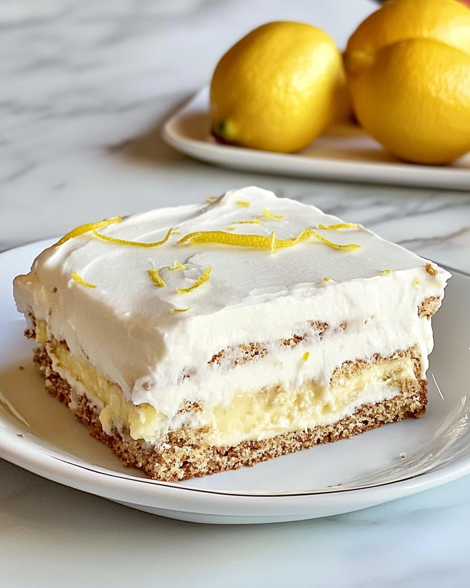 Easy Lemon Icebox Cake Recipe