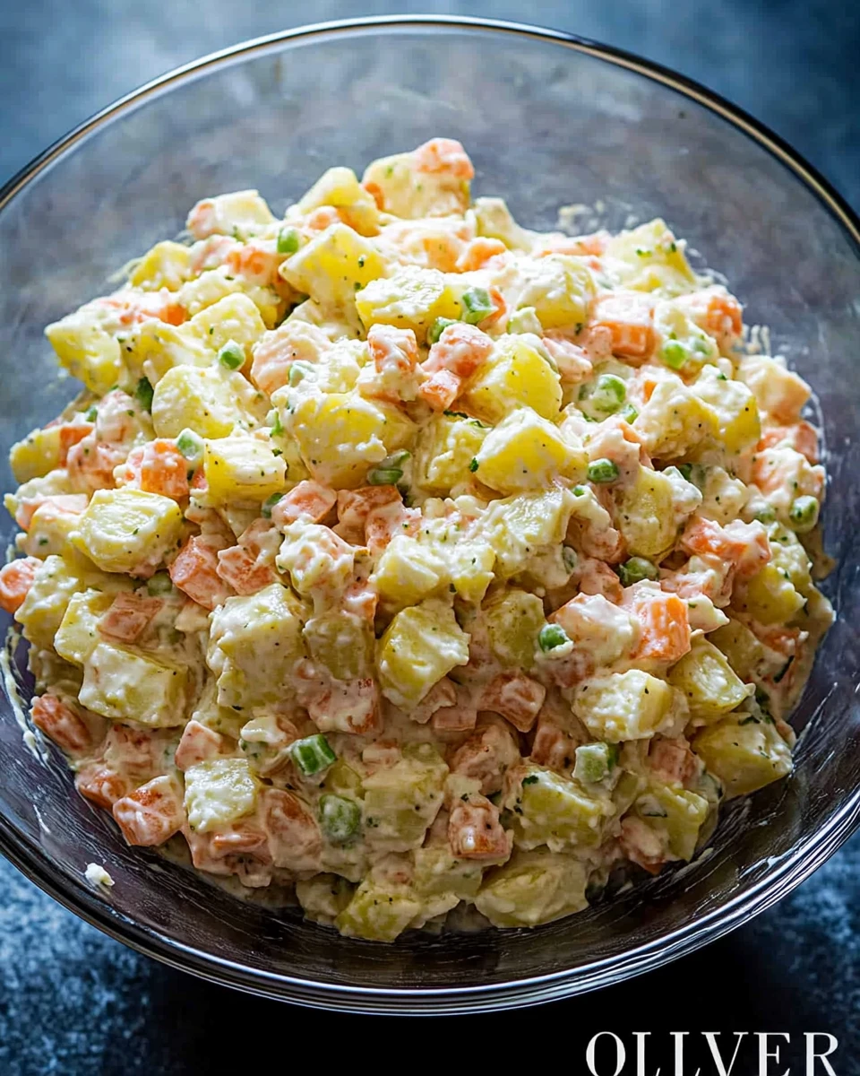 Best Olivier Salad – Russian Potato Salad