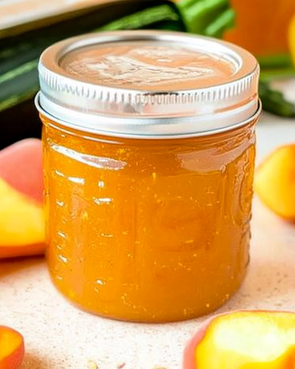 Quick Peach Zucchini Jam