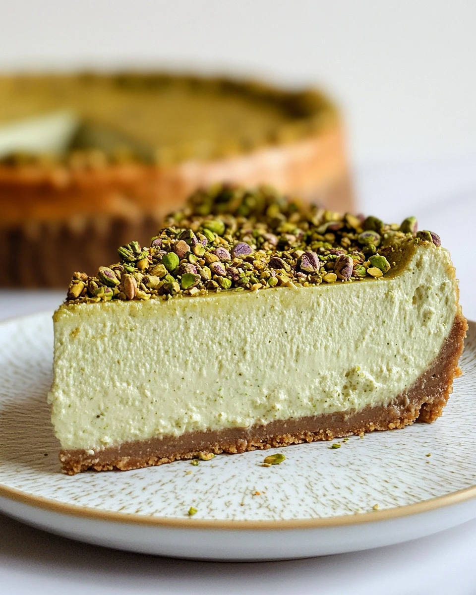 Best Pistachio Cheesecake