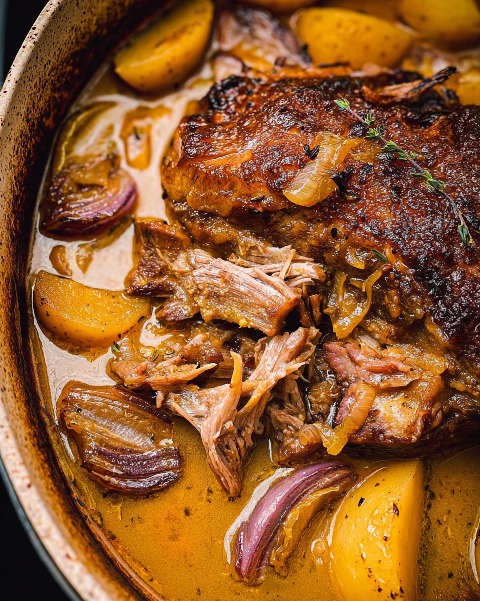 Best Apple Cider Braised Pork Shoulder Recipe