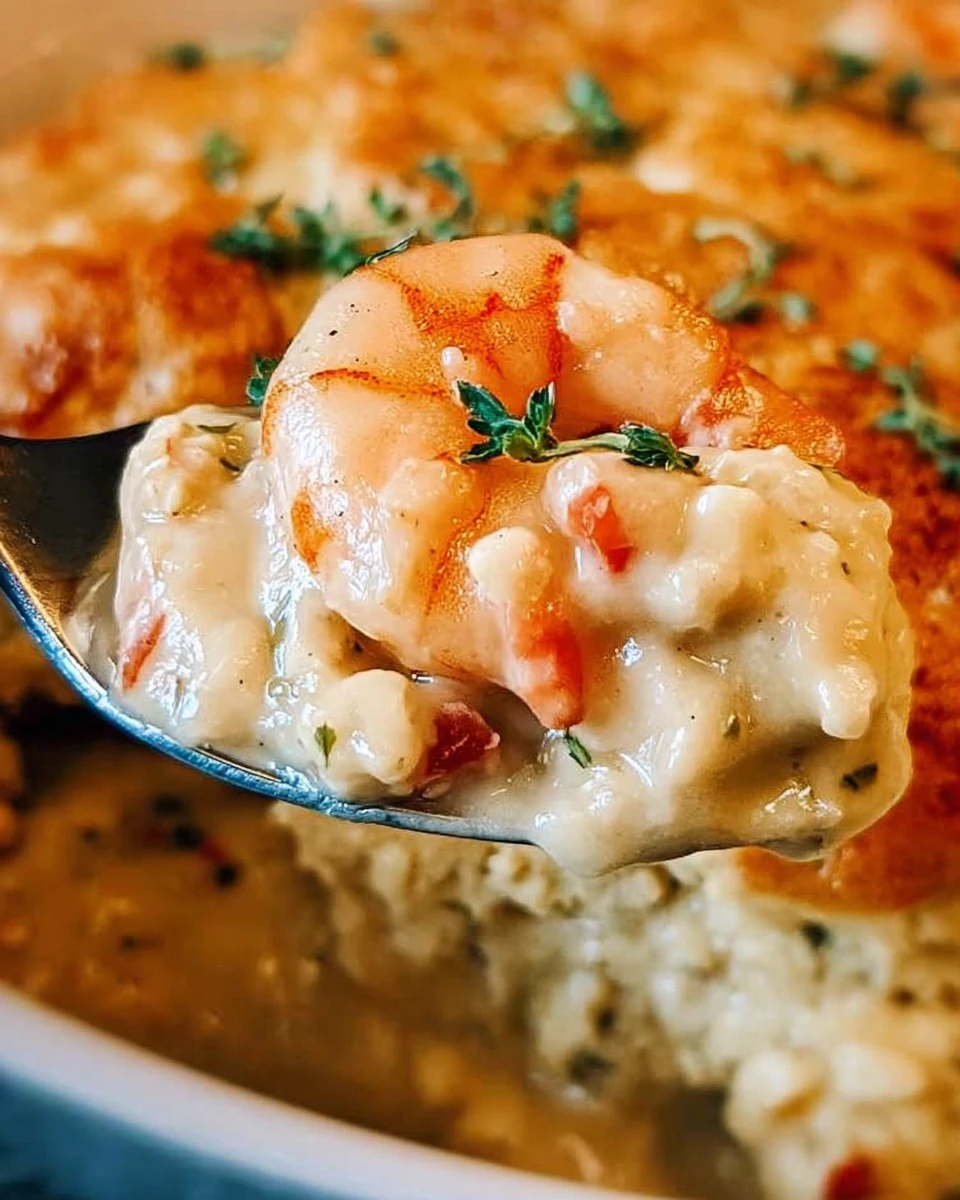 Best Cheddar Bay Biscuit Seafood Pot Pie