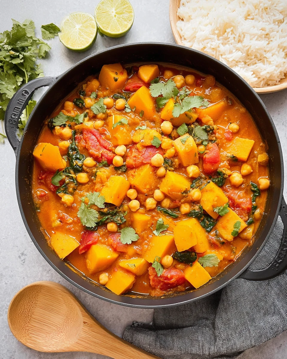 Best Moroccan Pumpkin & Chickpea Stew Recipe