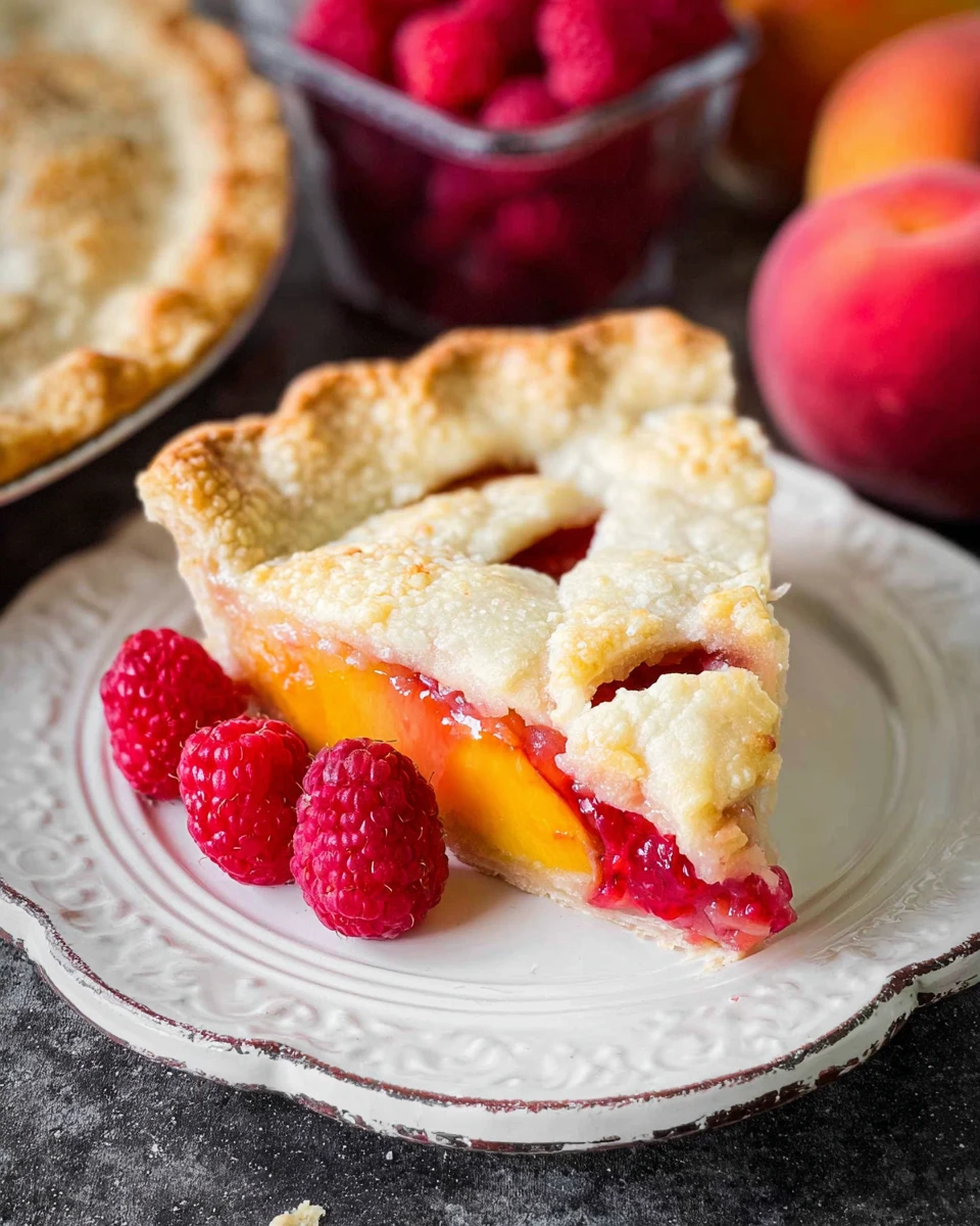 Best Peach Raspberry Pie Recipe