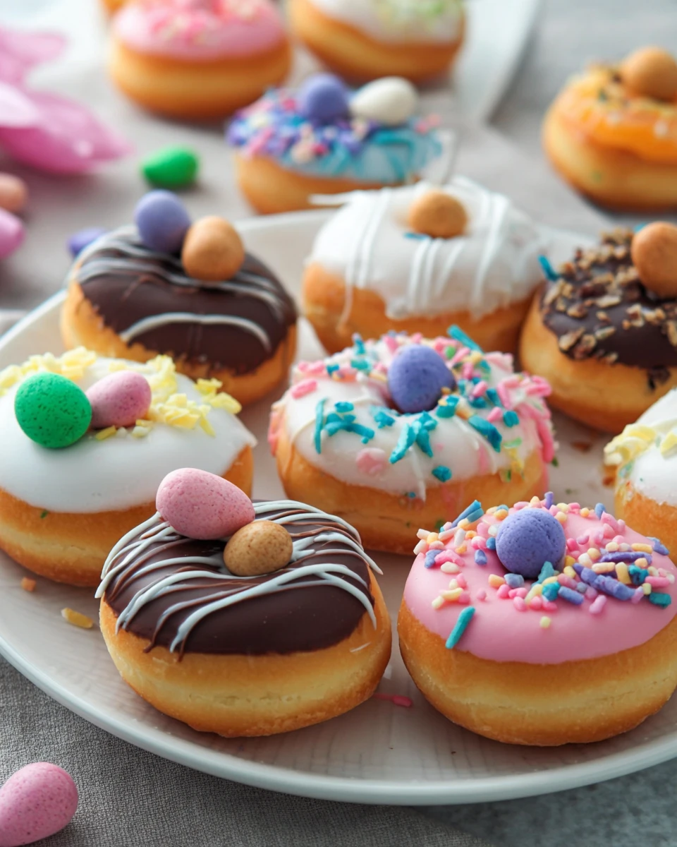 Easy Mini Bird Nest Donuts Recipe