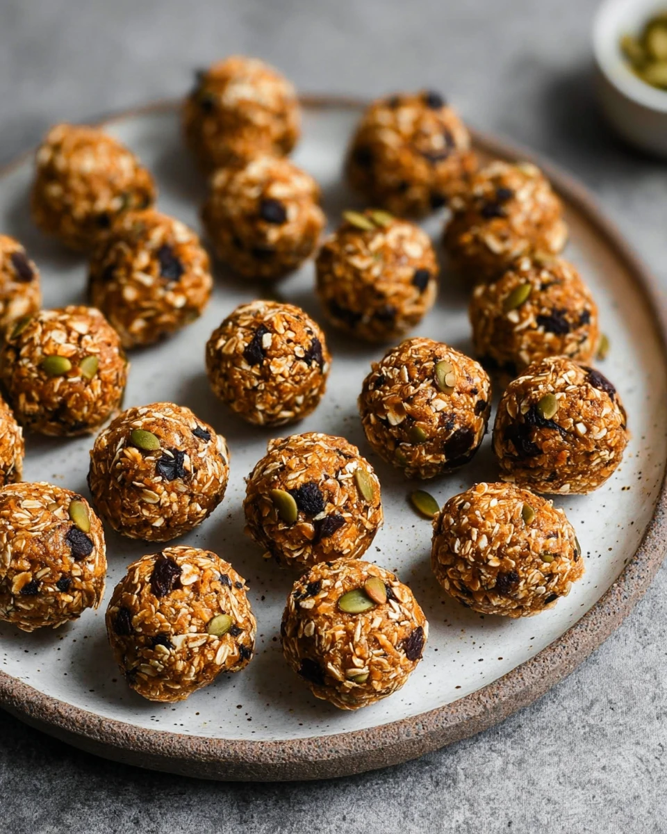 Easy Pumpkin Protein Balls No-Bake Recipe