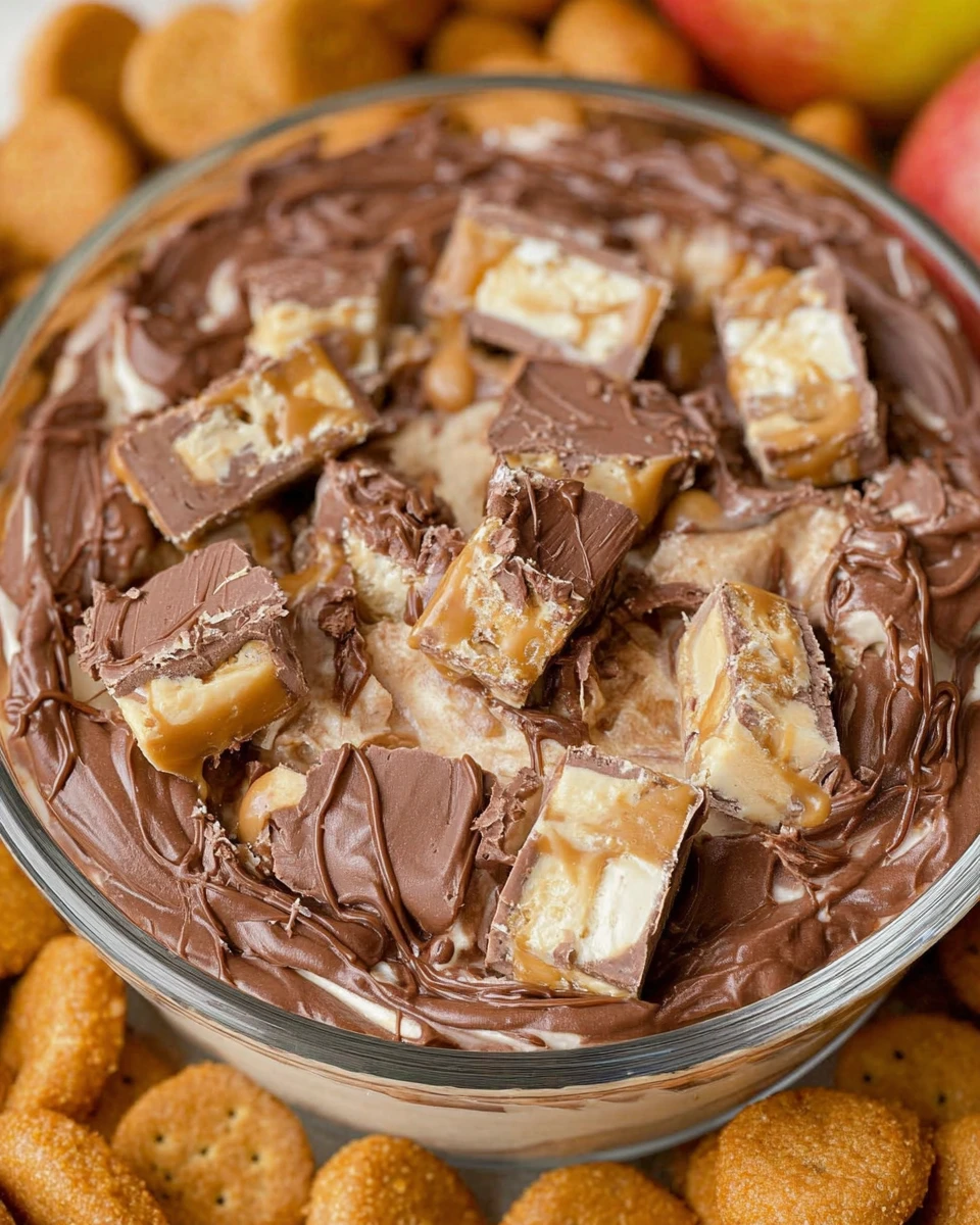 Quick Snickers Dip Recipe