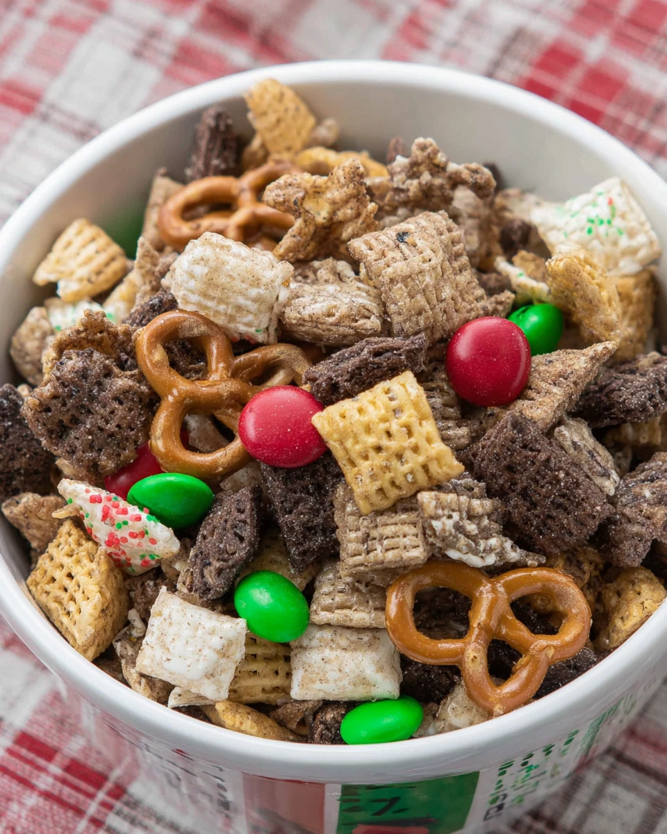 Easy Elf Munch Christmas Snack Mix Recipe