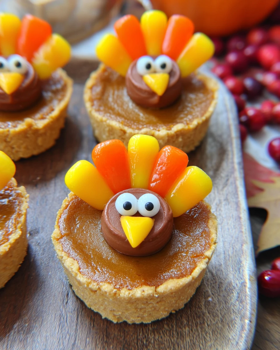 Easy Thanksgiving Pumpkin Pie Turkeys Recipe