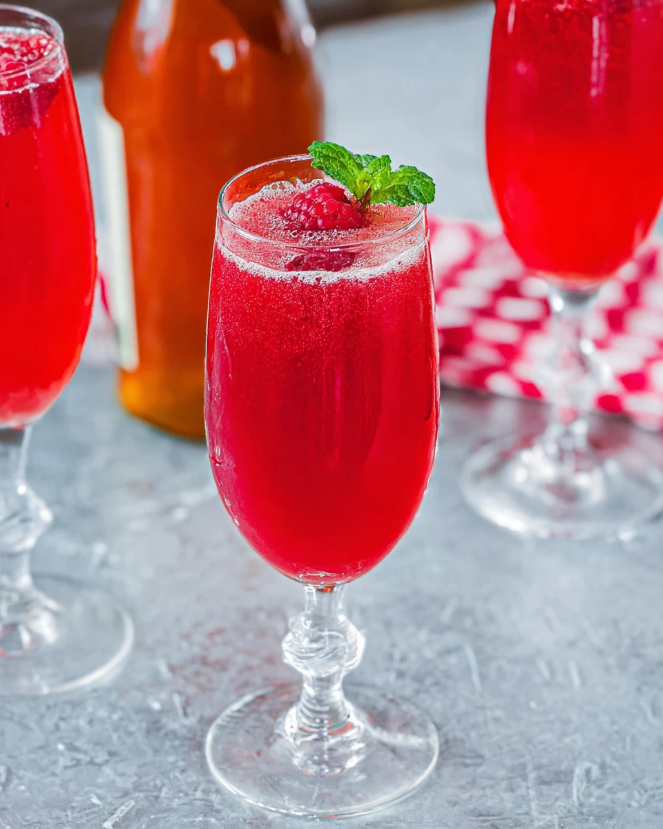 Best Raspberry Bellini Cocktail