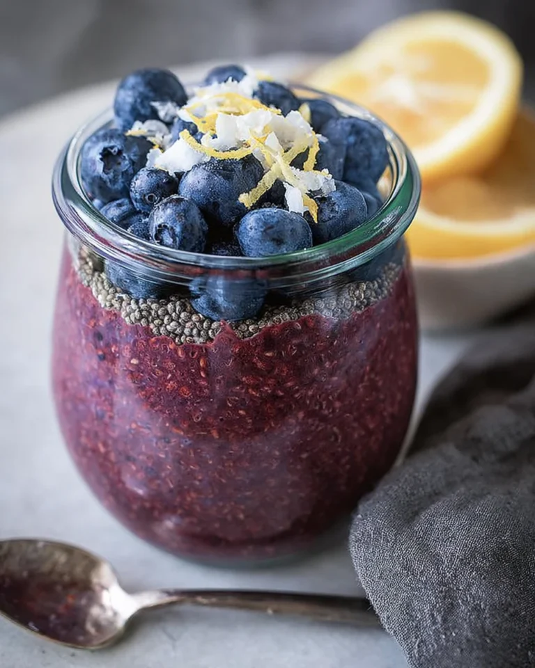 Easy Blueberry Chia Pudding Recipe
