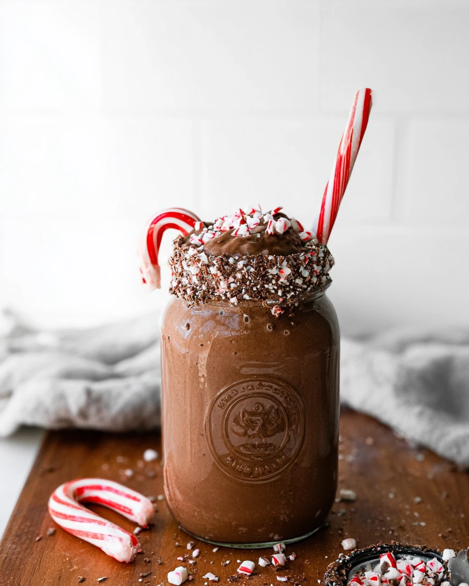 Easy Chocolate Peppermint Smoothie Recipe