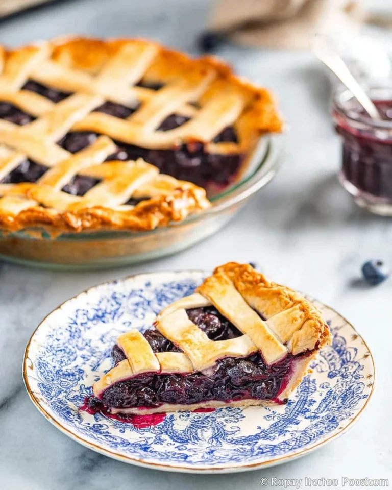 Easy Blueberry Pie Recipe