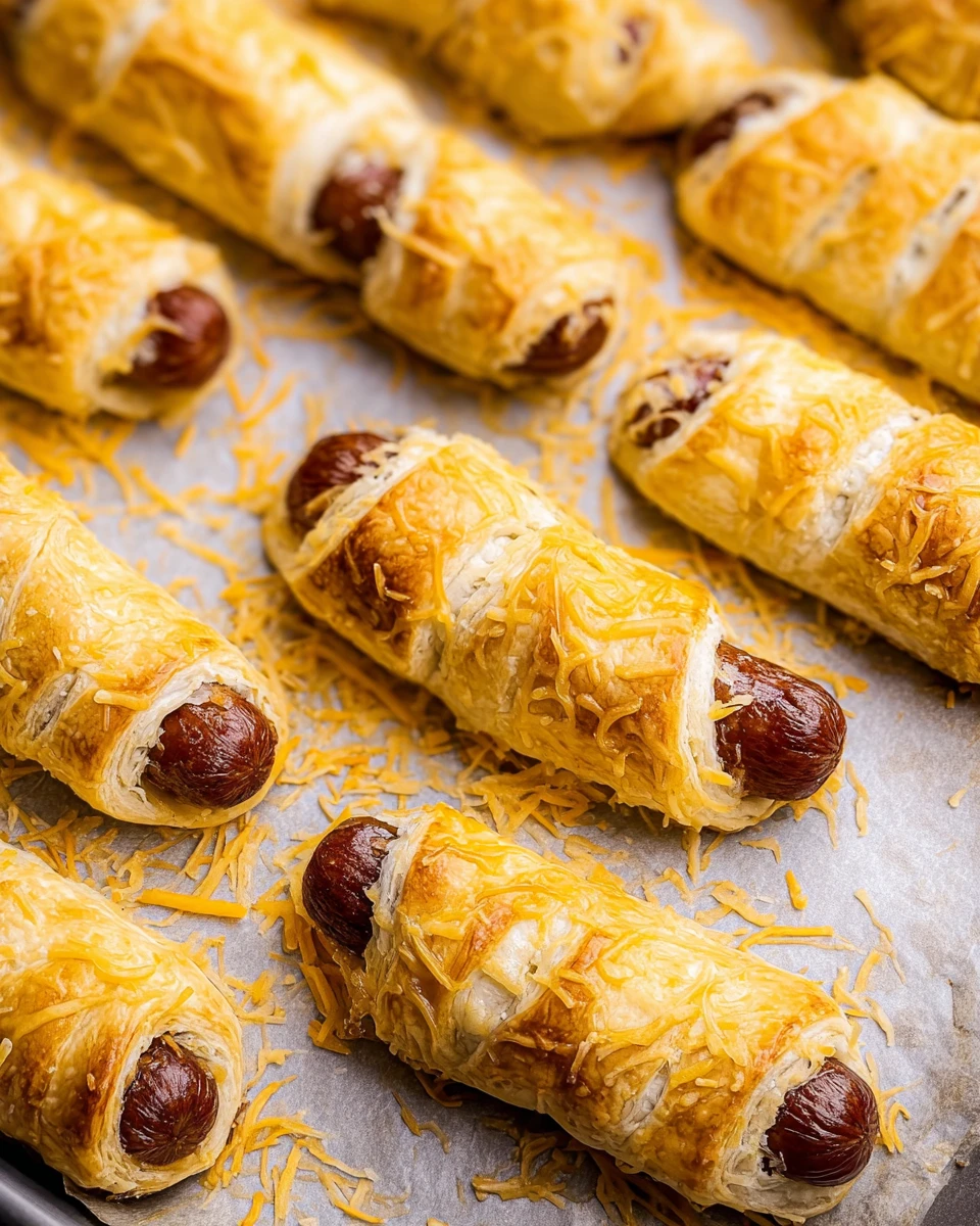 Easy Puff Pastry Hot Dogs Recipe