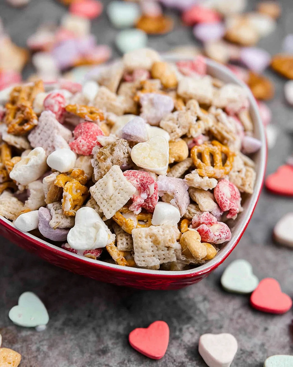 Easy Valentine Chex Mix Recipe